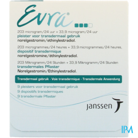 Pharmacie Parent SRL : Home > EVRA 3x3 PATCH
