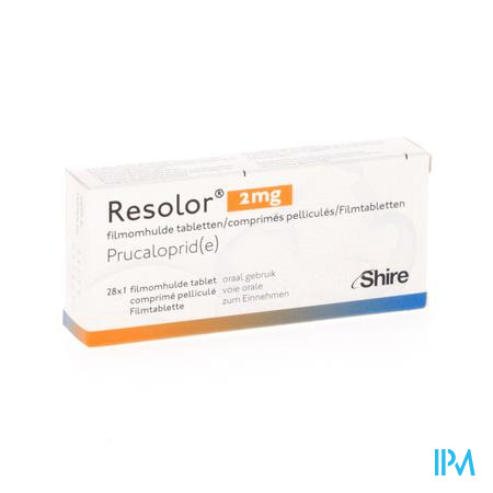 Pharmacie Meysen SPRL 3990 Peer : Home > RESOLOR 2 MG 28 COMP
