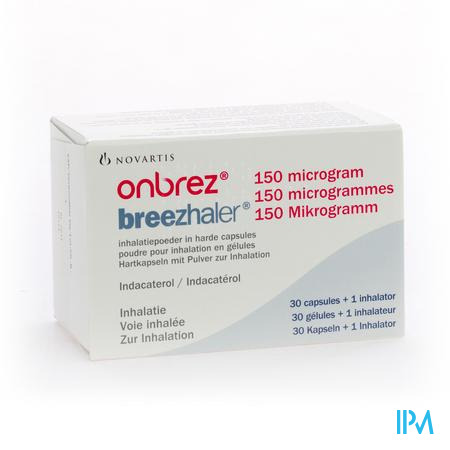 Pharmacie Meysen SPRL 3990 Peer : Home > ONBREZ BREEZHALER 150 MCG 30 CAPS