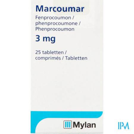 Pharmacie Parent SRL : Home > MARCOUMAR 3 MG 25 COMP