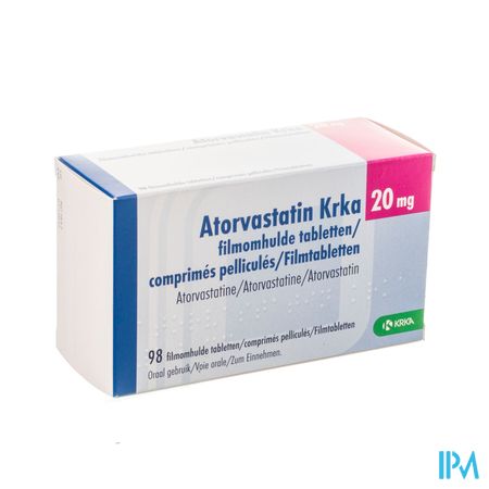 Atorvastatin krka 20 mg store